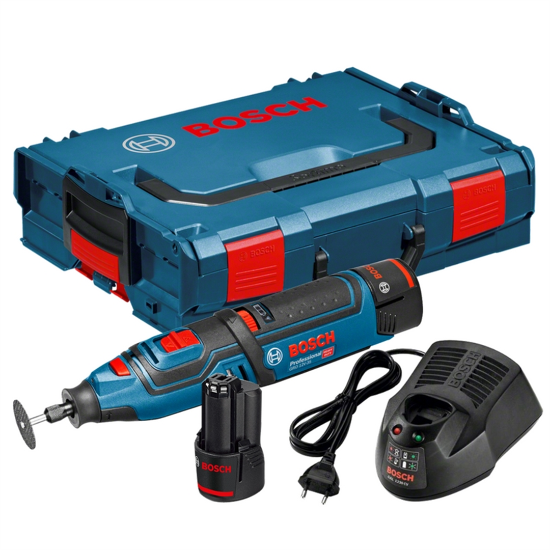 Multifunktionswerkzeug Bosch GRO 12V-35 2x2.0Ah | rotopino.de