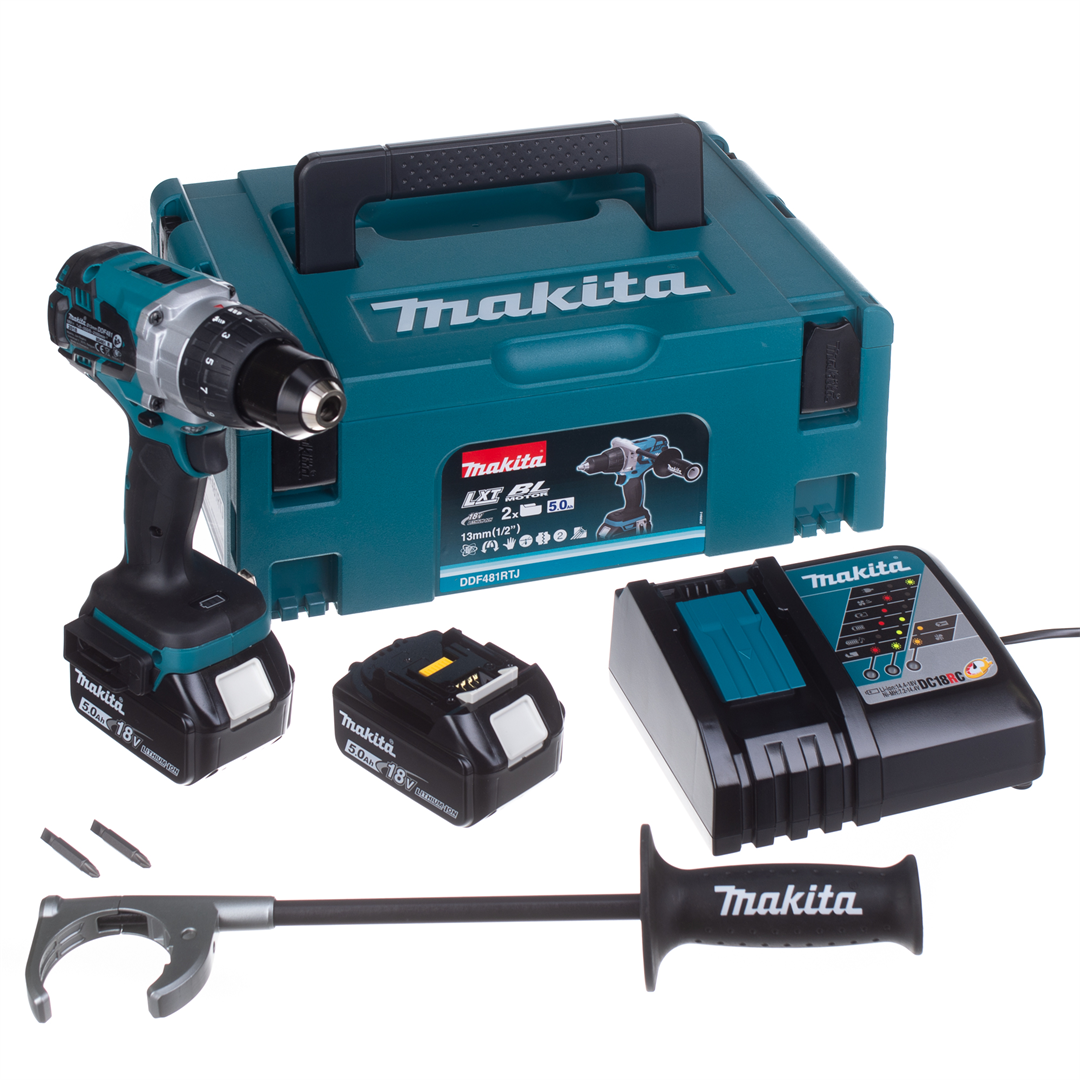 Akku Bohrschrauber Makita DDF481RTJ rotopino