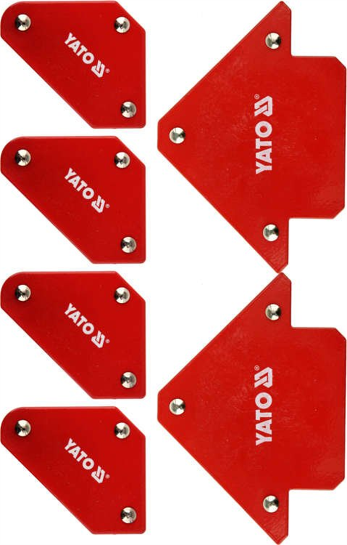 Magnet-Winkeleisen zum Schweißen 6 Stk. Yato YT-08678 | rotopino.de